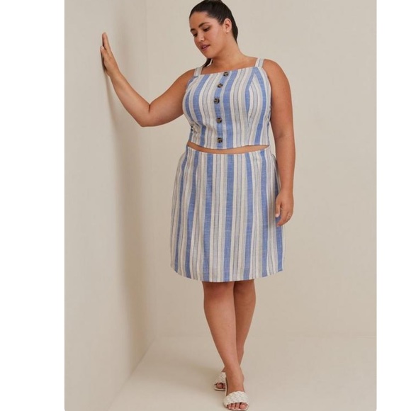 torrid | Tops | Torrid Linen Blend Cropped Tank Top | Poshmark